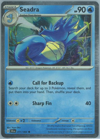 Auction Prices Realized Tcg Cards 2024 Pokemon Sfa En-Shrouded Fable Seadra