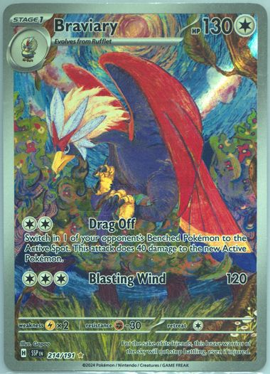 Auction Prices Realized Tcg Cards 2024 POKEMON SSP EN-SURGING SPARKS Braviary