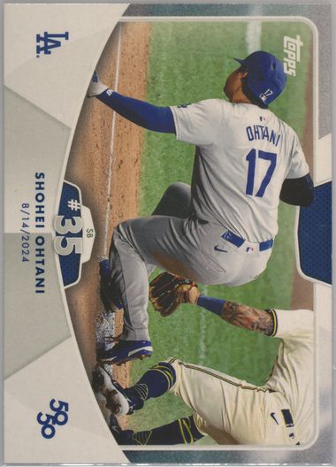 Auction Prices Realized Baseball Cards 2024 TOPPS 50/50 SHOHEI OHTANI ...