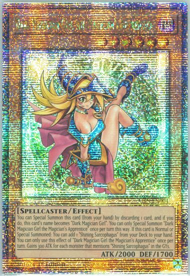 Auction Prices Realized Tcg Cards 2025 YU-GI-OH! ALIN-ALLIANCE INSIGHT Dark Magician Girl The ...