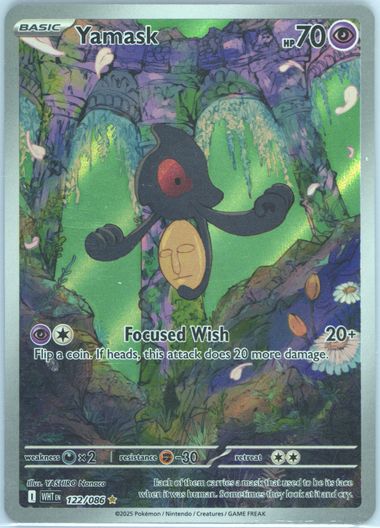 Auction Prices Realized Tcg Cards 2025 POKEMON WHT EN-WHITE FLARE Yamask