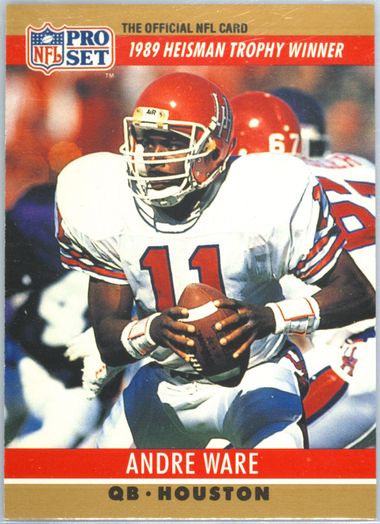 Auction Prices Realized Football Cards 1990 PRO SET Andre Ware
