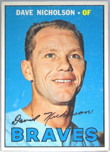 Auction Prices Realized Baseball Cards 1967 TOPPS Dave Nicholson