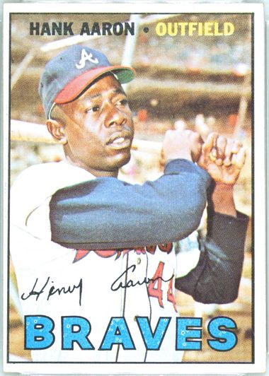 Auction Prices Realized Baseball Cards 1967 TOPPS Hank Aaron
