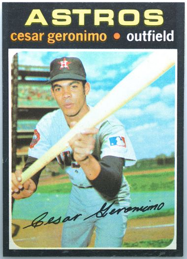 Auction Prices Realized Baseball Cards 1971 TOPPS Cesar Geronimo