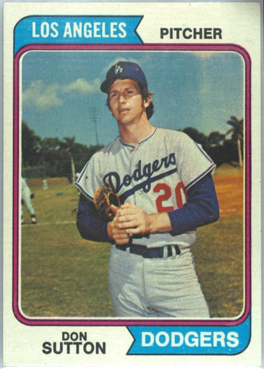 Auction Prices Realized Baseball Cards 1974 TOPPS Don Sutton