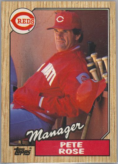 Auction Prices Realized Baseball Cards 1987 TOPPS Pete Rose