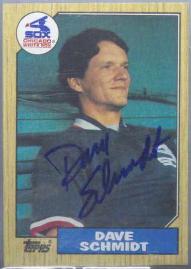 Auction Prices Realized Baseball Cards 1987 TOPPS Dave Schmidt