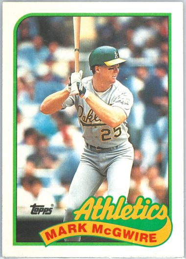 Auction Prices Realized Baseball Cards 1989 TOPPS Mark McGwire