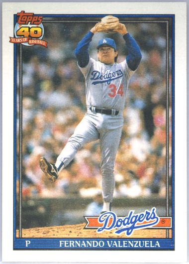 Auction Prices Realized Baseball Cards 1991 Topps Fernando Valenzuela