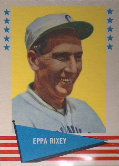 Auction Prices Realized Baseball Cards 1961 FLEER Eppa Rixey