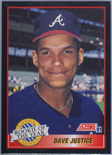 Auction Prices Realized Baseball Cards 1991 SCORE Dave Justice