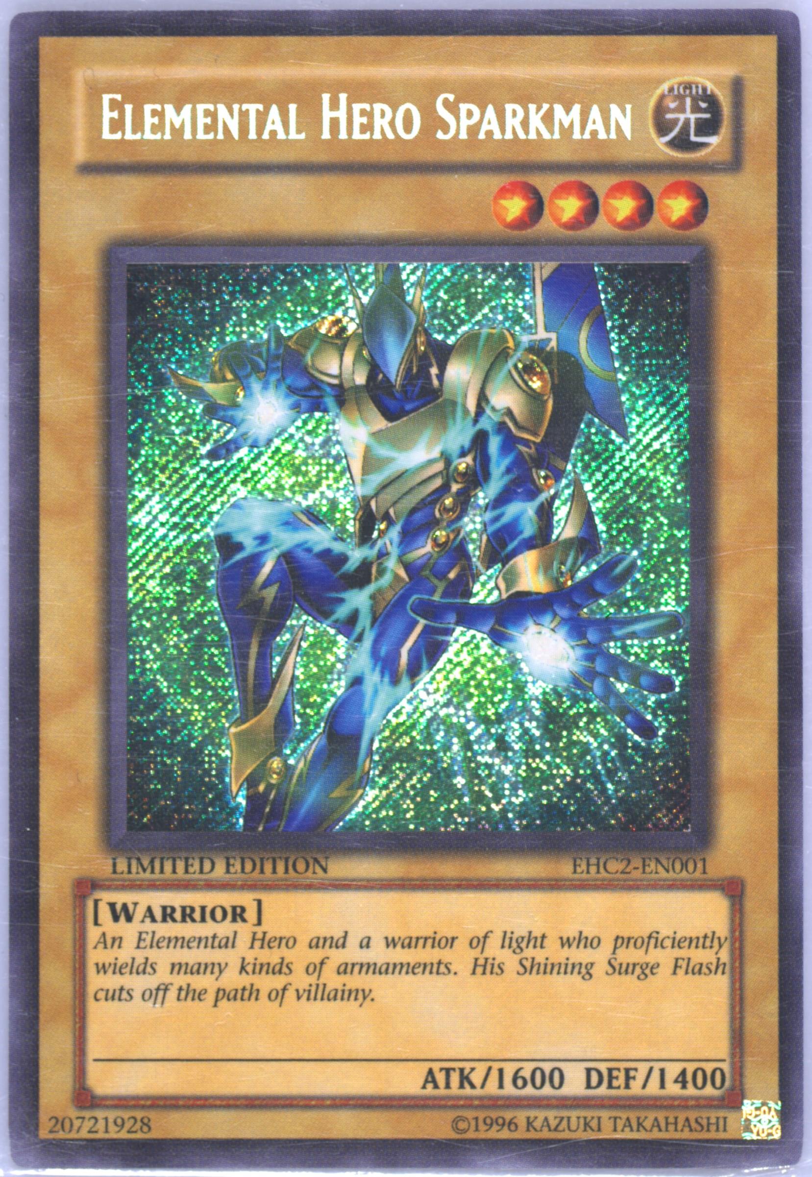 Elemental Hero Sparkman Limited Edition