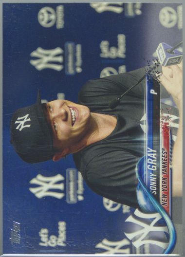 Auction Prices Realized Baseball Cards 2018 TOPPS Sonny Gray