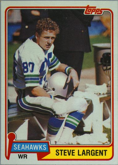 Auction Prices Realized Football Cards 1981 TOPPS Steve Largent
