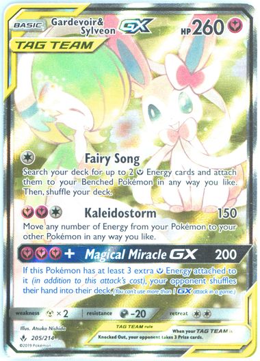 Auction Prices Realized Tcg Cards 2019 POKEMON SUN & MOON UNBROKEN BONDS Full Art / Gardevoir ...