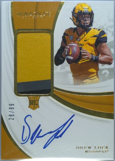 Auction Prices Realized Football Cards 2019 PANINI IMMACULATE ...