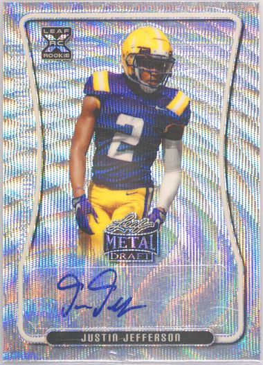 Auction Prices Realized Football Cards 2020 LEAF METAL DRAFT AUTOGRAPHS ...