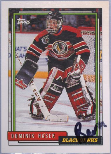 Auction Prices Realized Hockey Cards 1992 Topps Dominik Hasek