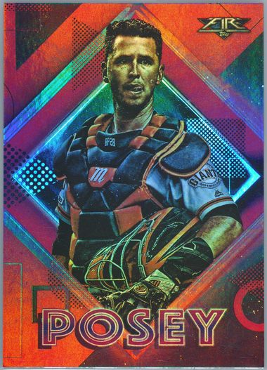 Auction Prices Realized Baseball Cards 2020 TOPPS FIRE Buster Posey