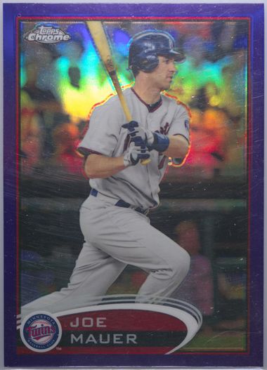 Auction Prices Realized Baseball Cards 2012 TOPPS CHROME Joe Mauer