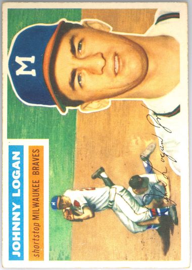 Auction Prices Realized Baseball Cards 1956 TOPPS Johnny Logan