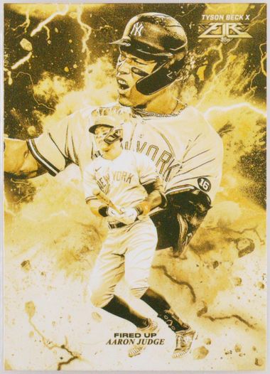 Auction Prices Realized Baseball Cards 2022 TOPPS FIRE FIRED UP Aaron Judge
