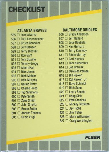 1989 FLEER