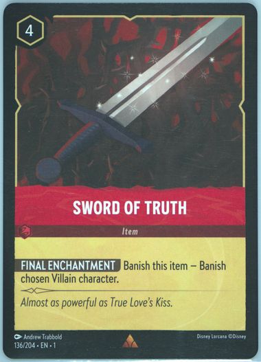 Auction Prices Realized Tcg Cards 2023 DISNEY LORCANA EN 1-THE FIRST ...