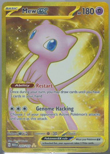 Auction Prices Realized Tcg Cards 2023 Pokemon Mew En-151 Mew Ex