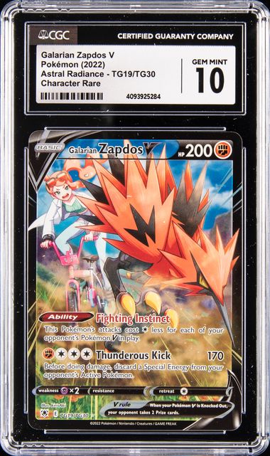 Pokemon Mega Zapdos Card